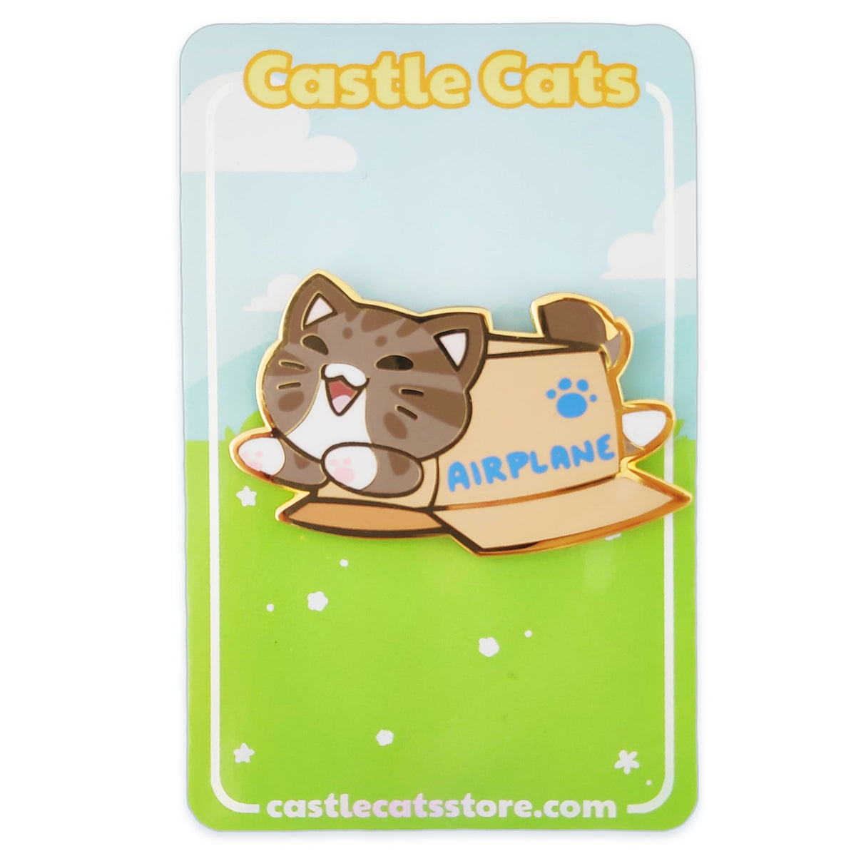 Bob "Airplane" Pin – Castle Cats Store